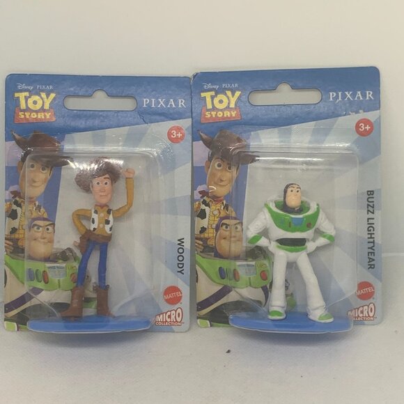 Pixar | Toys | 2ct Toy Story Woody And Buzz Micro Figures New In ...